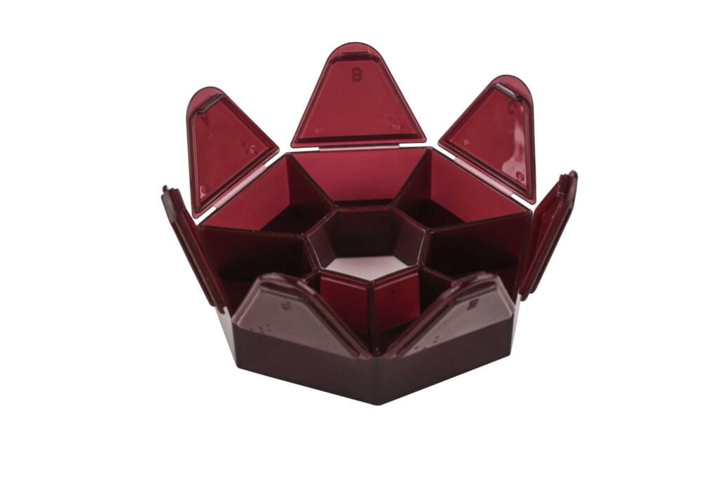 Groovy 7-Day Hexagon Shape Pill Box - The Groovy Shop PH